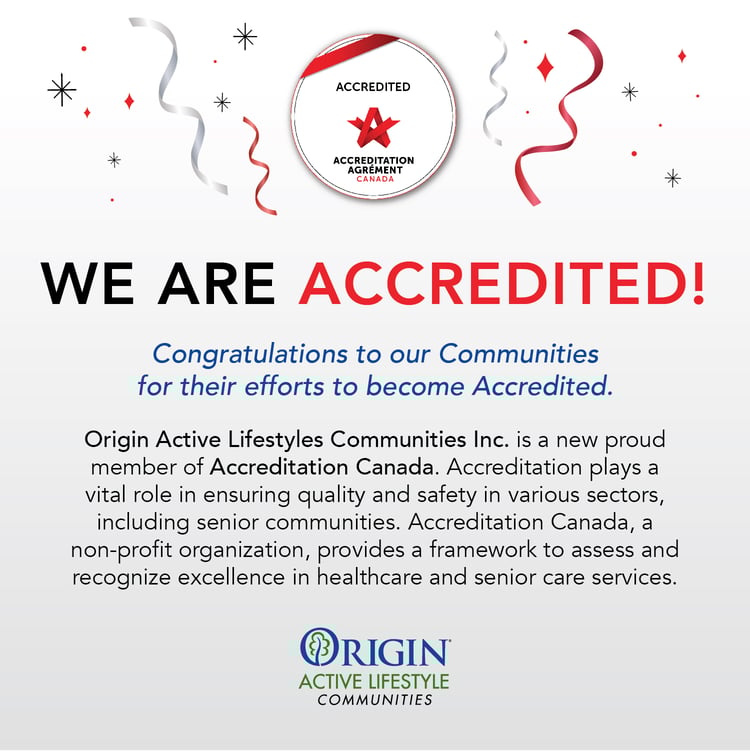 Origin Celebrates its New Accreditation with Accreditation Canada